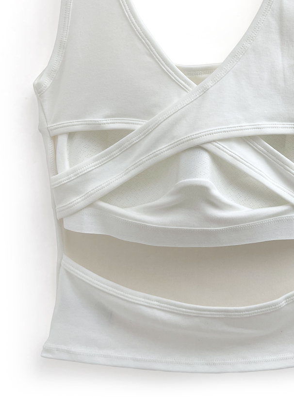 カップ付きバッククロスタンクトップ[at2256] | レディースファッション通販のグレイル(GRL)【公式】