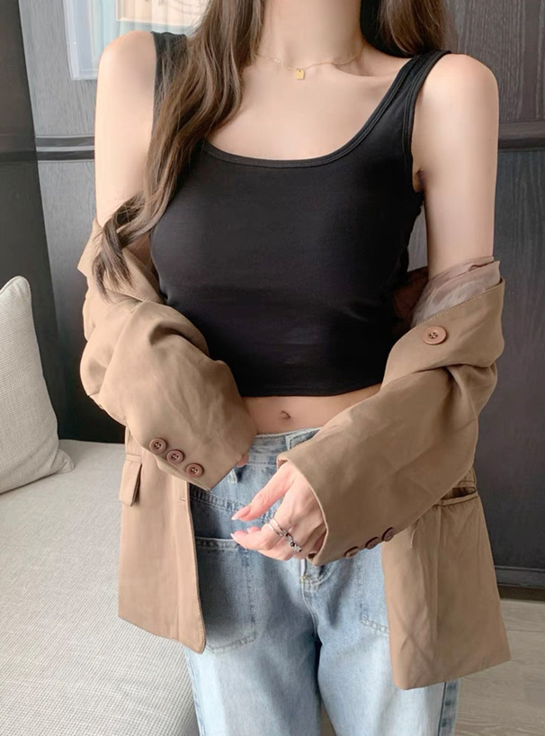 カップ付きバッククロスタンクトップ[at2256] | レディースファッション通販のグレイル(GRL)【公式】